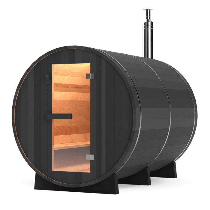 Barrel Saunas for Sale | Outdoor Sauna Kits in Cedar & Spruce