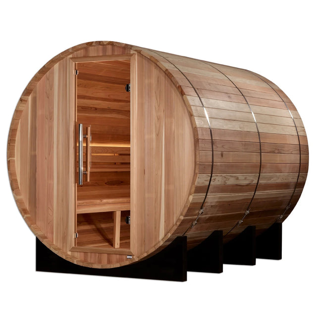 Golden Designs "Klosters" 6 Person Barrel Traditional Sauna
